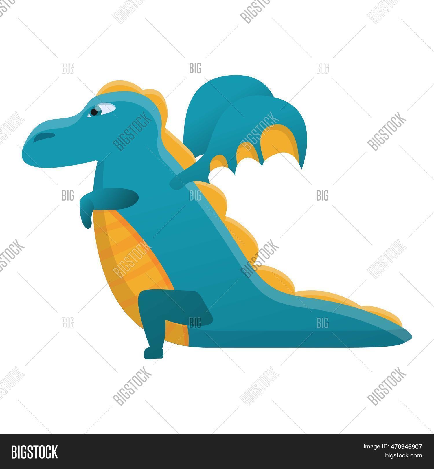 Medieval Dragon Icon. Image & Photo (Free Trial) | Bigstock