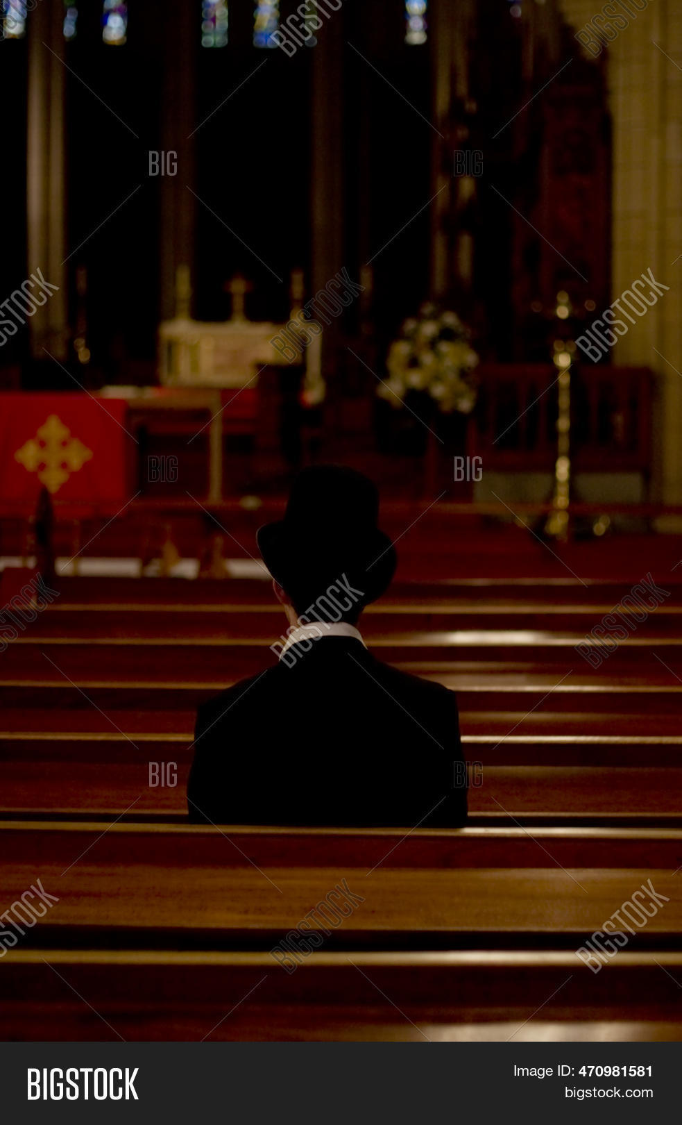 Religious Man Sits Image & Photo (Free Trial) | Bigstock