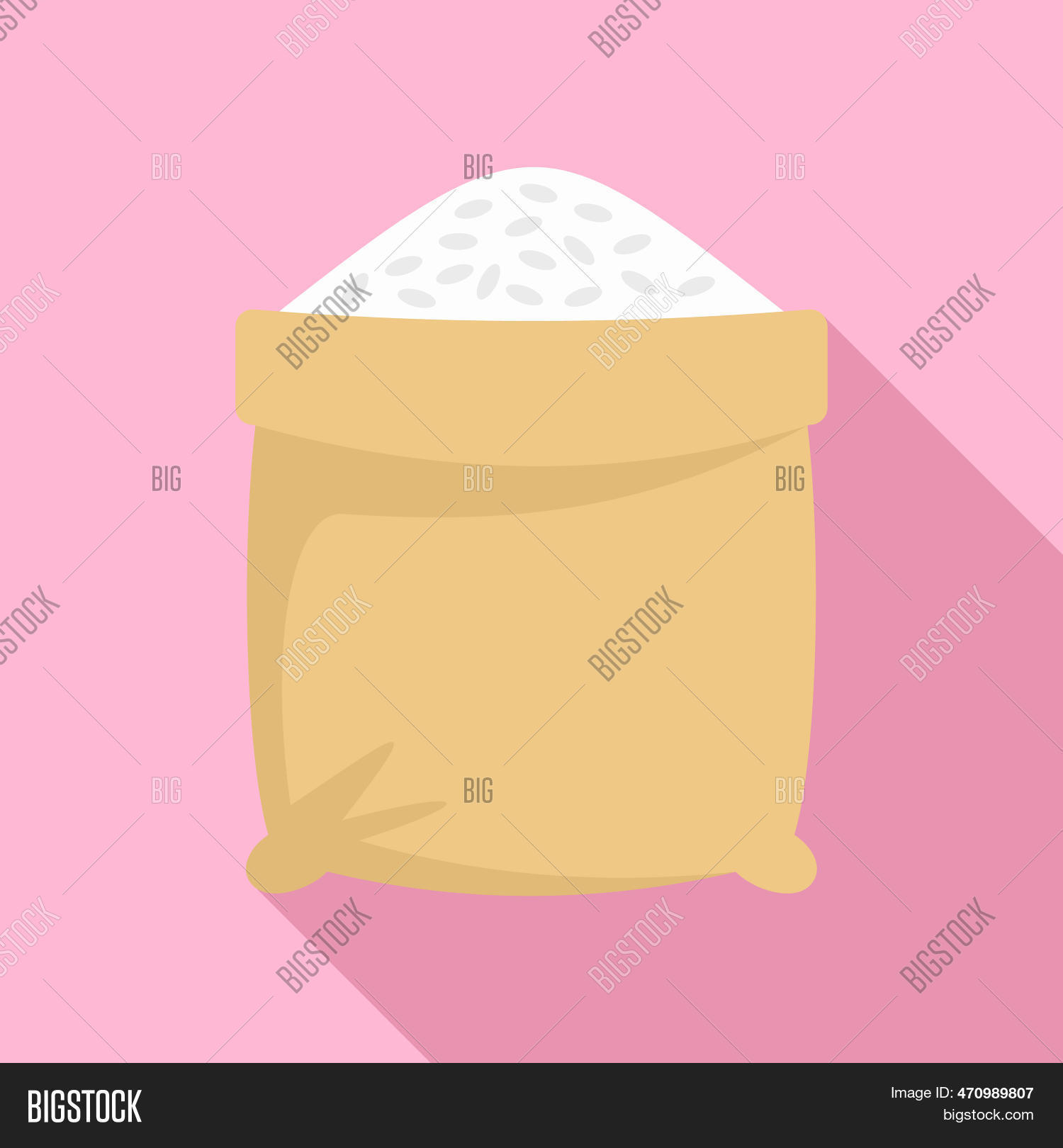 Open Rice Sack Icon. Image & Photo (Free Trial) | Bigstock