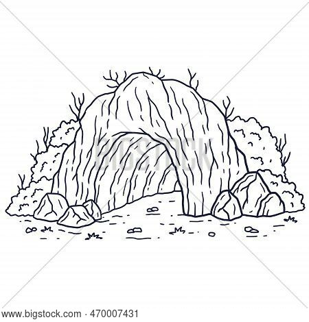 Entrance Cave. Stone Vector & Photo (Free Trial) | Bigstock