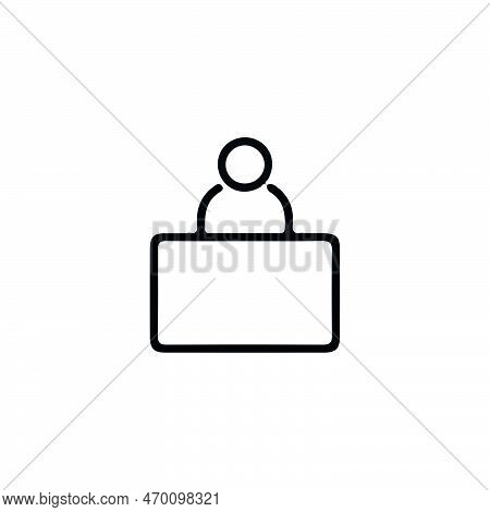 Reception Icon. Vector & Photo (Free Trial) | Bigstock