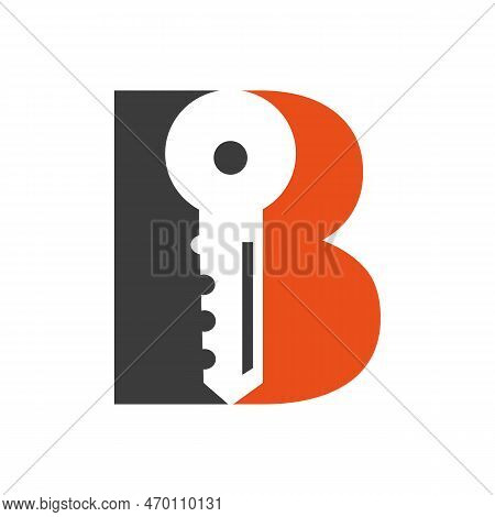 Letter B Key Logo Vector & Photo (Free Trial) | Bigstock