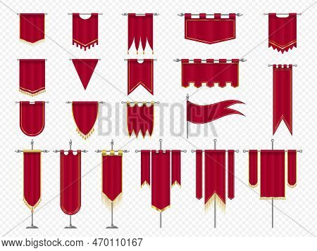 Royal Flags. Medieval Vector & Photo (Free Trial) | Bigstock