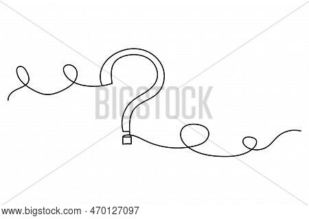 Question Mark Line. Vector & Photo (Free Trial) | Bigstock
