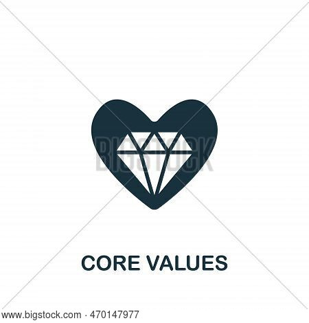 Core Values Icon. Vector & Photo (Free Trial) | Bigstock