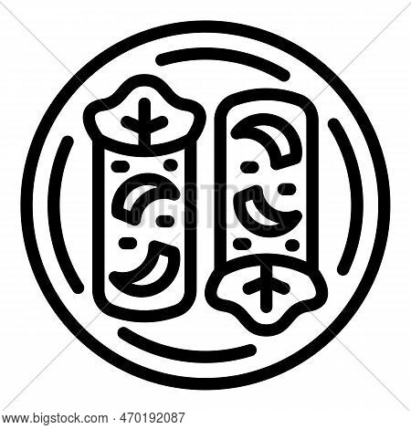 Gourmet Spring Roll Vector & Photo (Free Trial) | Bigstock