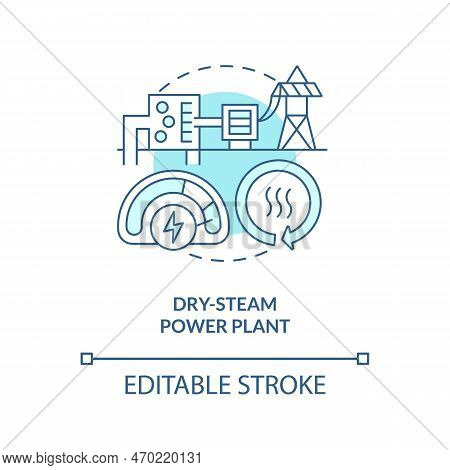 Dry-steam Power Plant Vector & Photo (Free Trial) | Bigstock