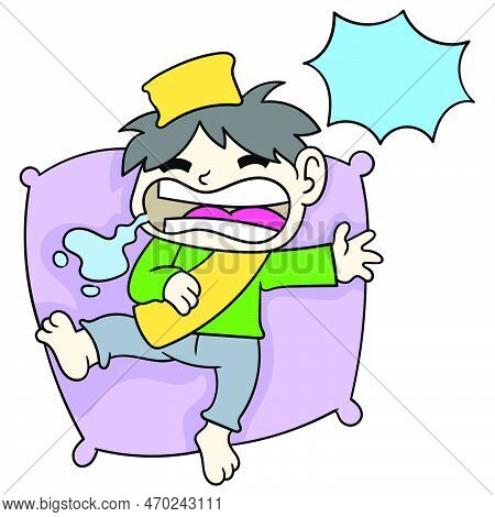 Boy Sleeping Asleep Vector & Photo (Free Trial) | Bigstock