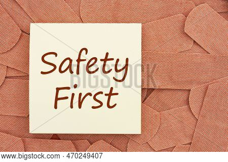 Safety First Message Image & Photo (Free Trial) | Bigstock
