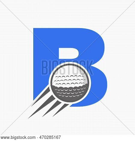 Letter B Golf Logo Vector & Photo (Free Trial) | Bigstock