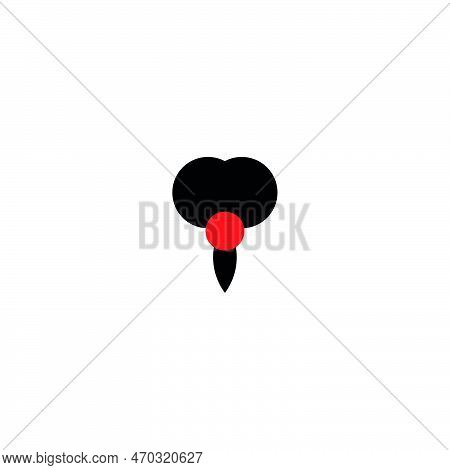 Ponytail Hair Icon. Vector & Photo (Free Trial) | Bigstock