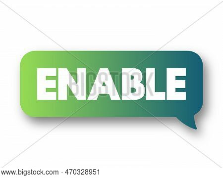 Enablement Images, Illustrations & Vectors (Free) - Bigstock