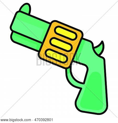 Green Pistol Firearm Vector & Photo (Free Trial) | Bigstock
