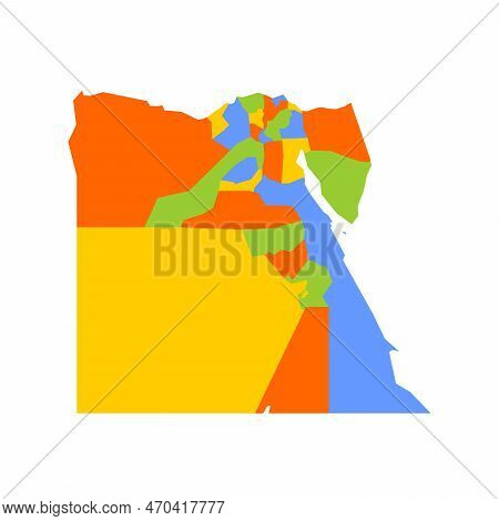 Egypt Political Map Vector & Photo (Free Trial) | Bigstock