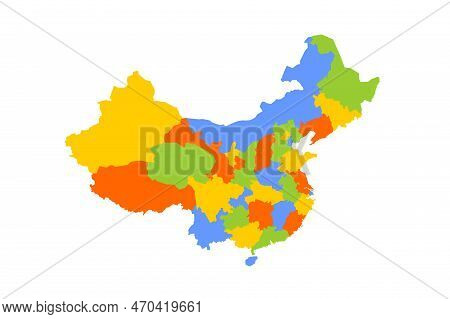 China Political Map Vector & Photo (Free Trial) | Bigstock