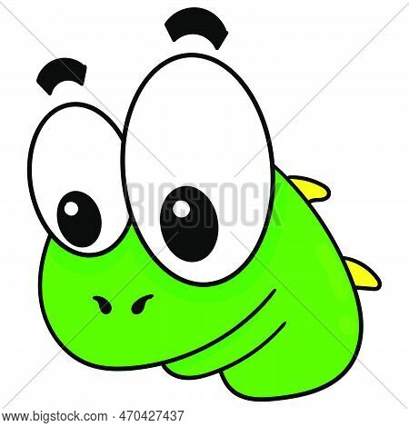 Green Dragon Head Vector & Photo (Free Trial) | Bigstock