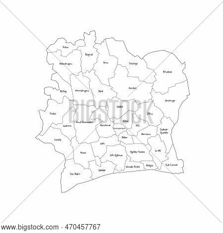 Ivory Coast Political Vector & Photo (Free Trial) | Bigstock