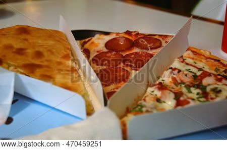 Pizza Triangle Images, Illustrations & Vectors (Free) - Bigstock