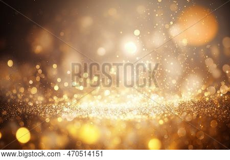 Gold Glitter Bokeh Image & Photo (Free Trial) | Bigstock