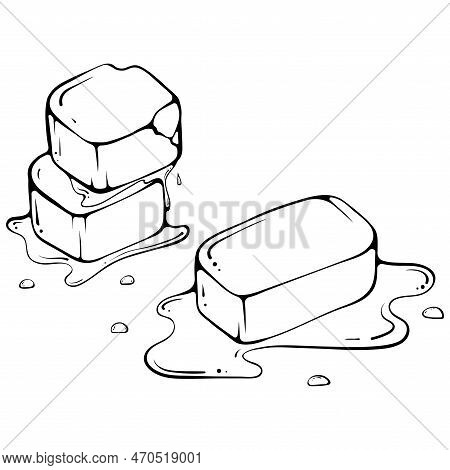 Melting Ice Cubes. Vector & Photo (Free Trial) | Bigstock