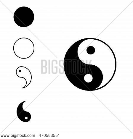 Yin Yang Together Vector & Photo (Free Trial) | Bigstock