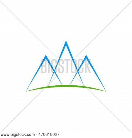 Mountain Range Logo. Vector & Photo (Free Trial) | Bigstock