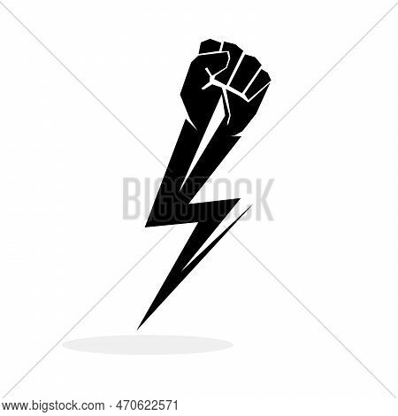 Fist Lightning. Fight Vector & Photo (Free Trial) | Bigstock