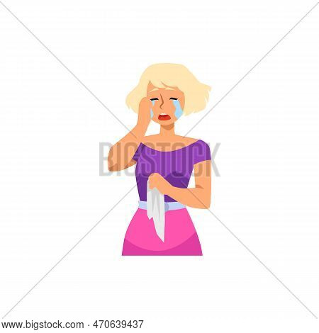 Weeping Crying Young Vector & Photo (Free Trial) | Bigstock