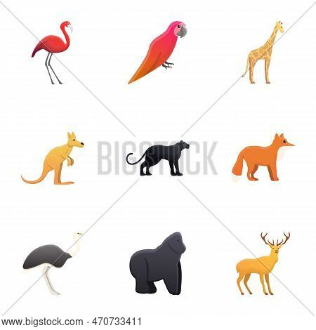 Zoo Animals Icon Set. Image & Photo (Free Trial) | Bigstock