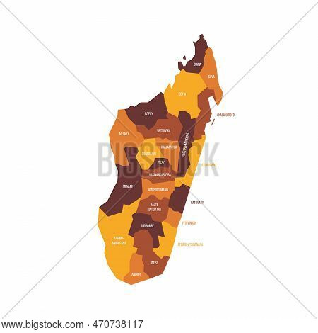 Madagascar Political Vector & Photo (Free Trial) | Bigstock