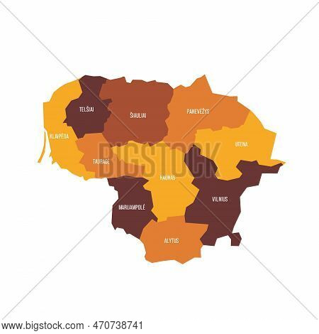 Lithuania Political Vector & Photo (Free Trial) | Bigstock