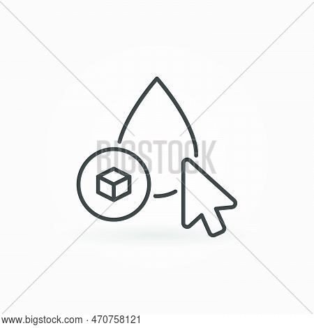 Mouse Cursor On Blood Vector & Photo (Free Trial) | Bigstock