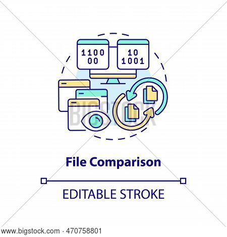 File Comparison Vector & Photo (Free Trial) | Bigstock