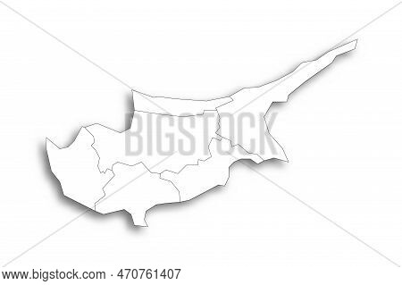 Cyprus Political Map Vector & Photo (Free Trial) | Bigstock