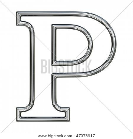Alphabet Symbol P Image & Photo (Free Trial) | Bigstock