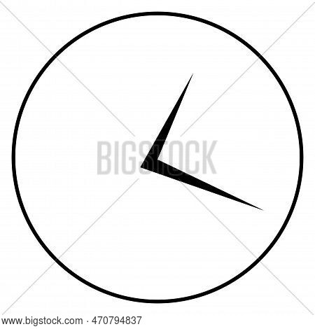 Clock Face Icon. Time Vector & Photo (Free Trial) | Bigstock