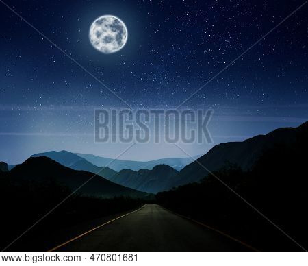 Moon Road Images, Illustrations & Vectors (Free) - Bigstock