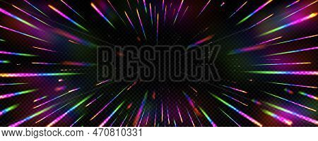Rainbow Light Speed Vector & Photo (Free Trial) | Bigstock
