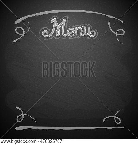 Chalkboard Menu Vector & Photo (Free Trial) | Bigstock