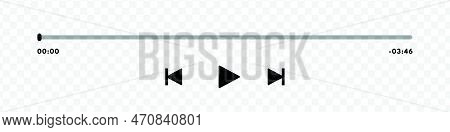 Music Video Play Bar Vector & Photo (Free Trial) | Bigstock