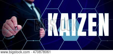 Sign Displaying Kaizen Image & Photo (Free Trial) | Bigstock