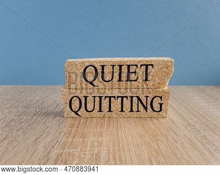 Quiet Quitting Symbol Image & Photo (Free Trial) | Bigstock