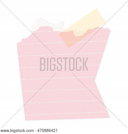 Isolated Scrap Pink Vector & Photo (Free Trial) | Bigstock