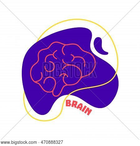 Brain Side View Vector & Photo (Free Trial) | Bigstock