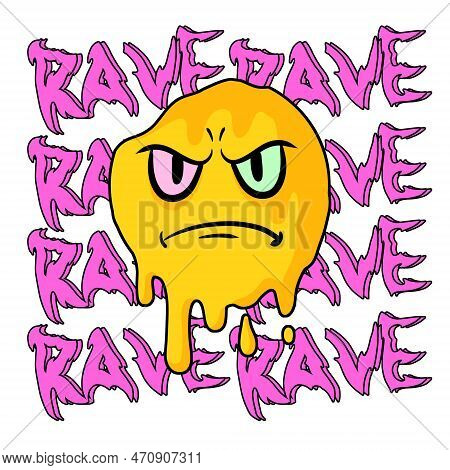 Yellow Smile Face On Vector & Photo (Free Trial) | Bigstock