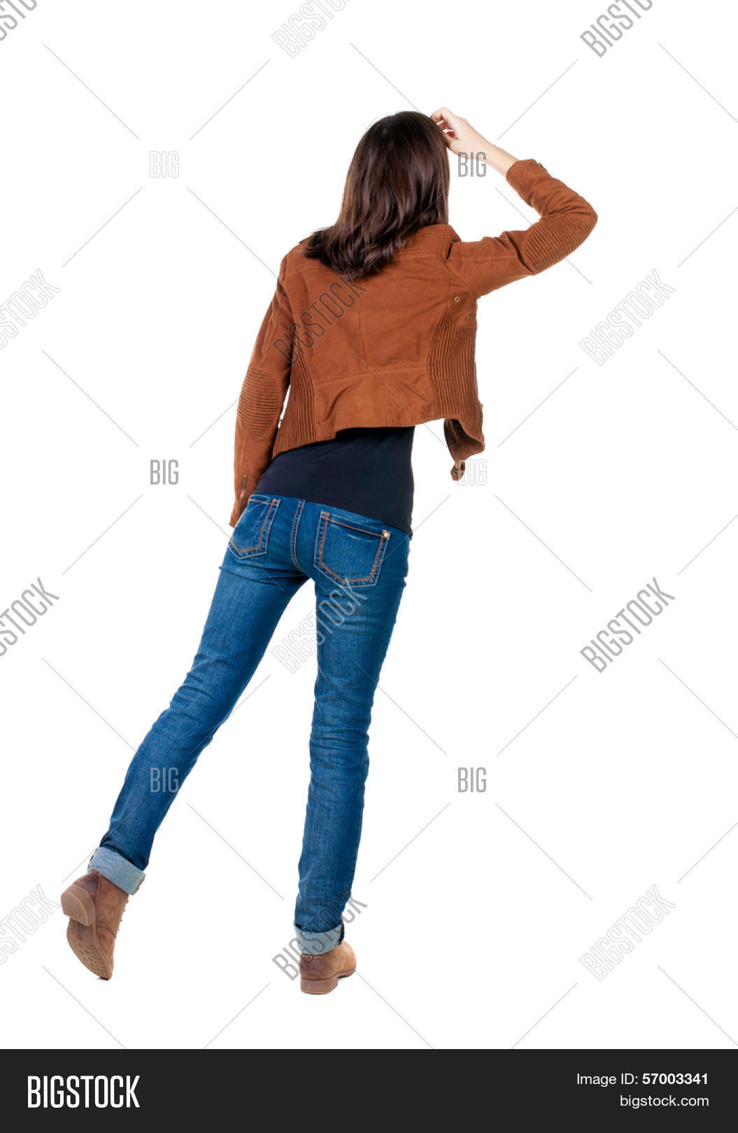 Back View Standing Image & Photo (Free Trial) | Bigstock