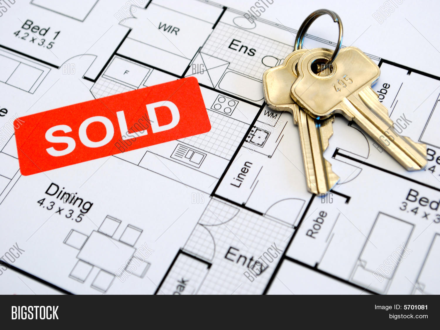 Sold Sign Keys Image & Photo (Free Trial) | Bigstock