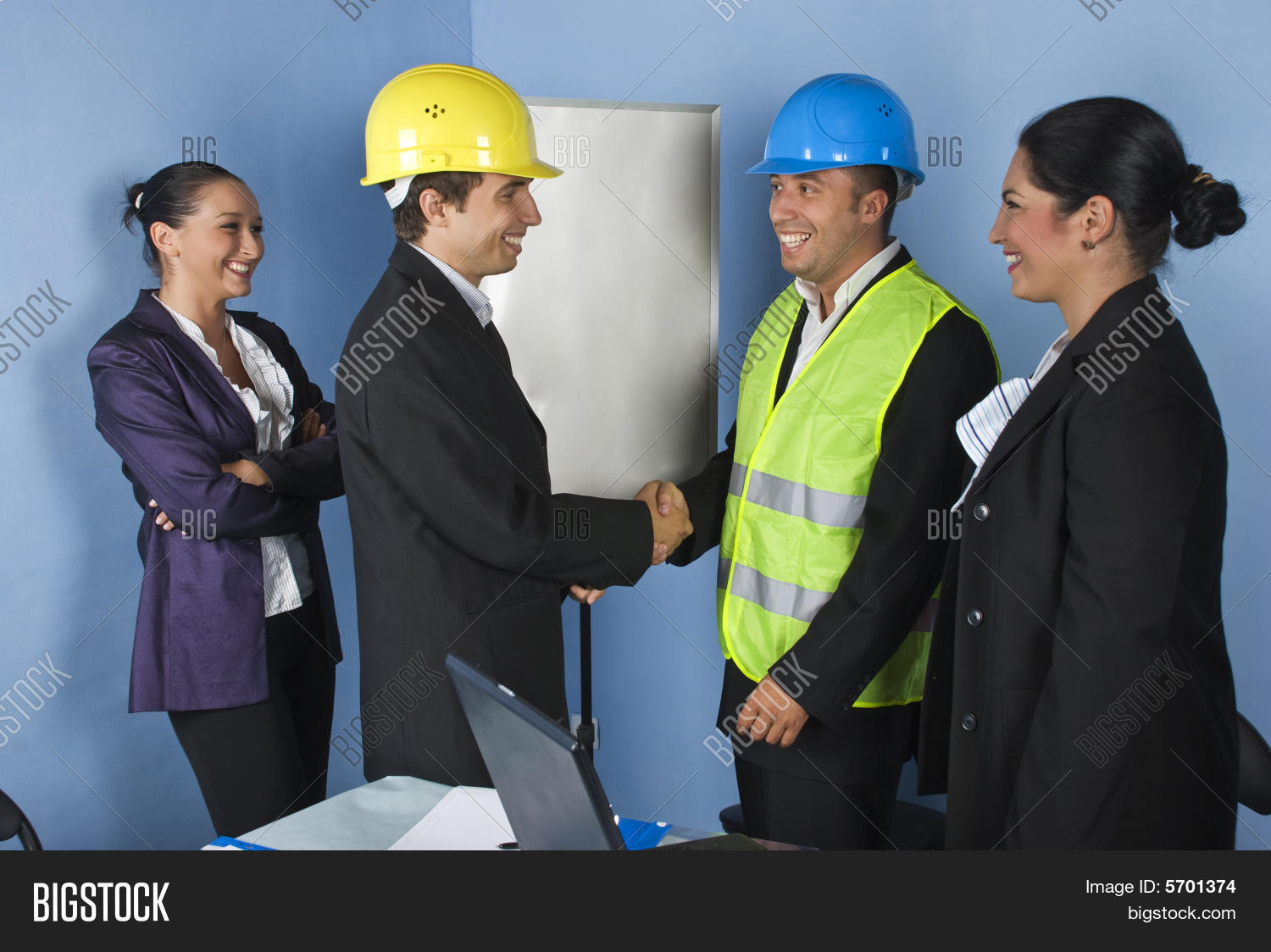 Handshake Architects Image & Photo (Free Trial) | Bigstock