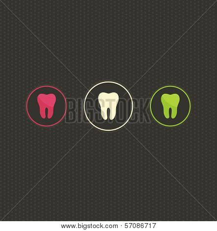 Tooth Symbol Vector & Photo (Free Trial) | Bigstock
