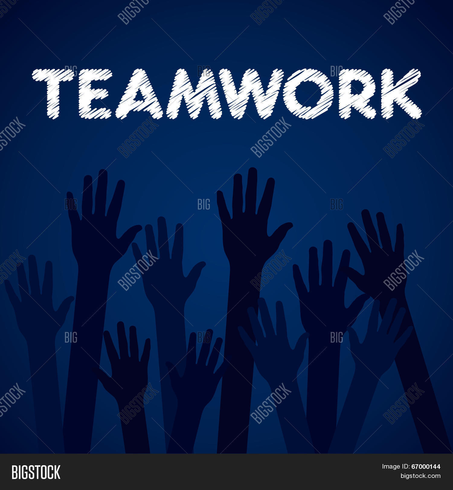 Hand Teamwork Vector & Photo (Free Trial) | Bigstock